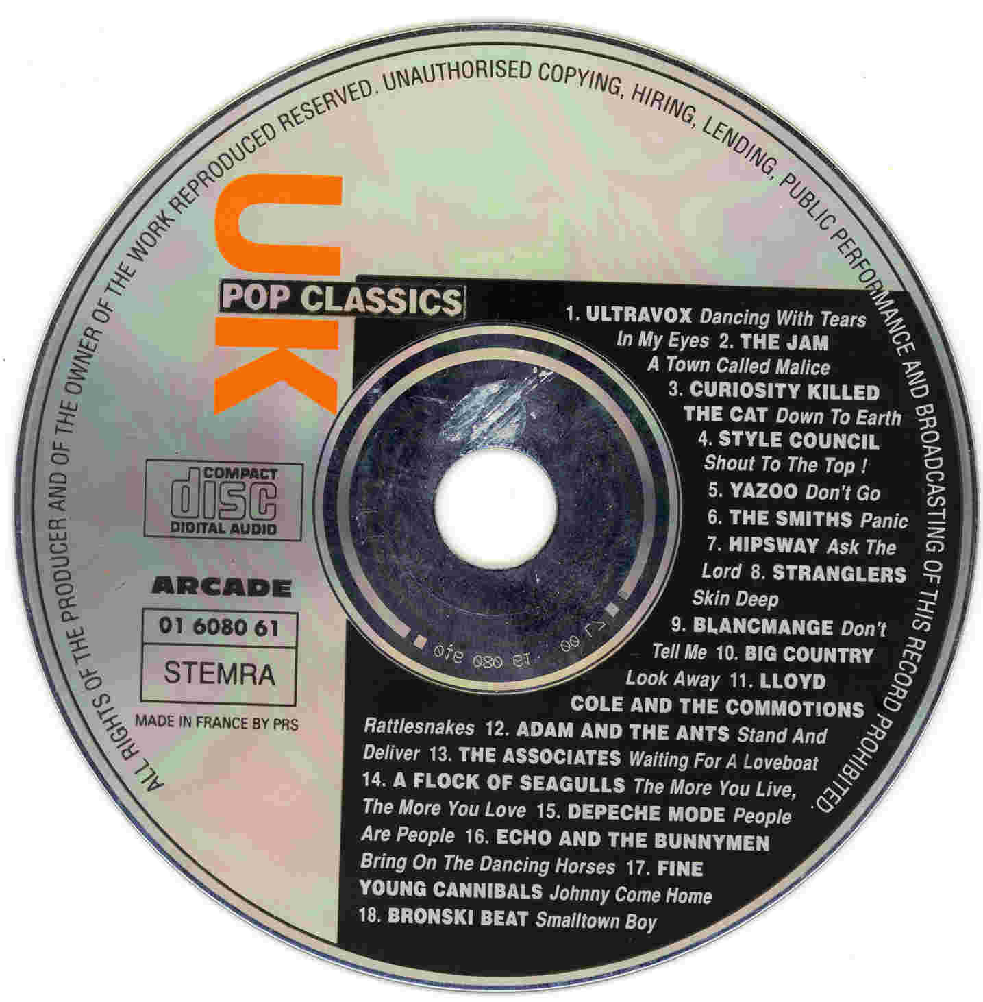 UK Pop Classics (1991) : CD | CD Covers | Cover Century | Over 1.000. ...